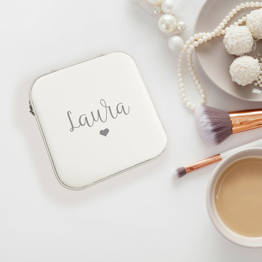 Square Script Heart Jewellery - A Touch of Sparkle