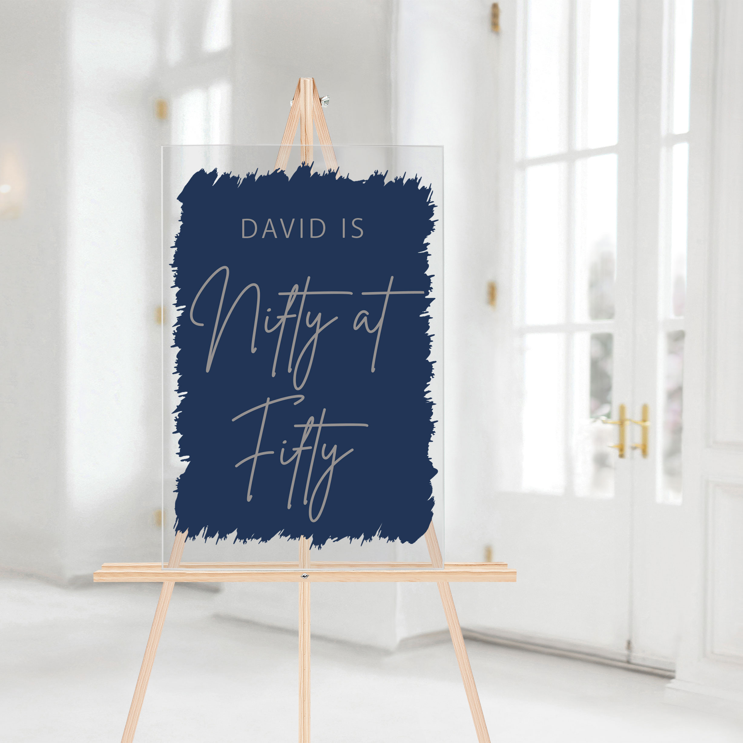 Personalised Birthday Acrylic Layered Sign Portrait - A4 | A3 | A2 - A ...