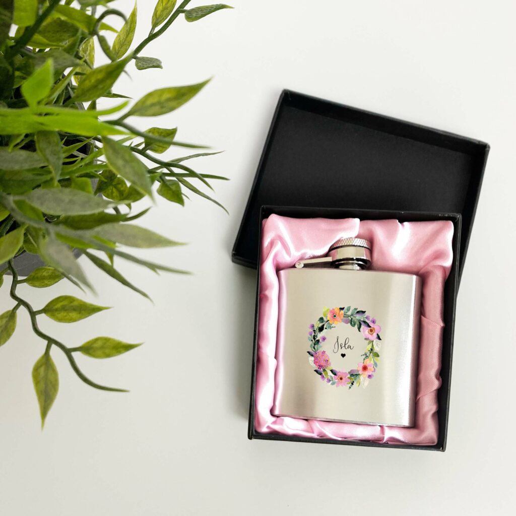 Personalised Hip Flasks - A Touch of Sparkle