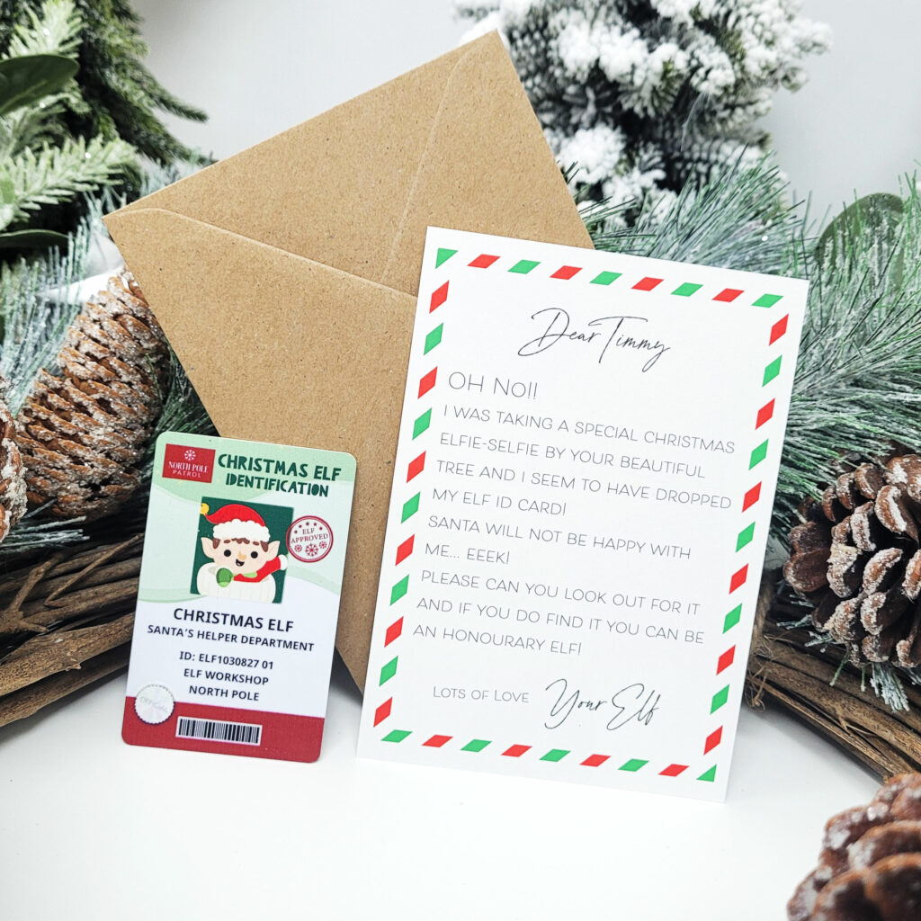 Elf ID Card - A Touch of Sparkle